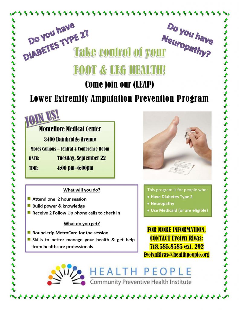Health People Lower Extremity Amputation Prevention (LEAP) Program ...